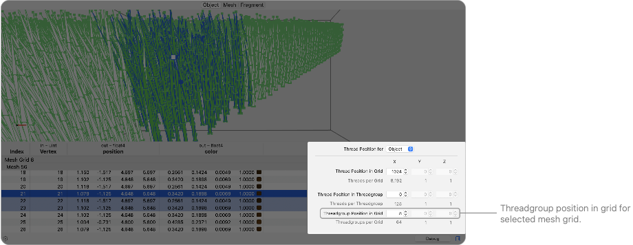 Debugging the shaders within a draw command or compute dispatch | Apple ...