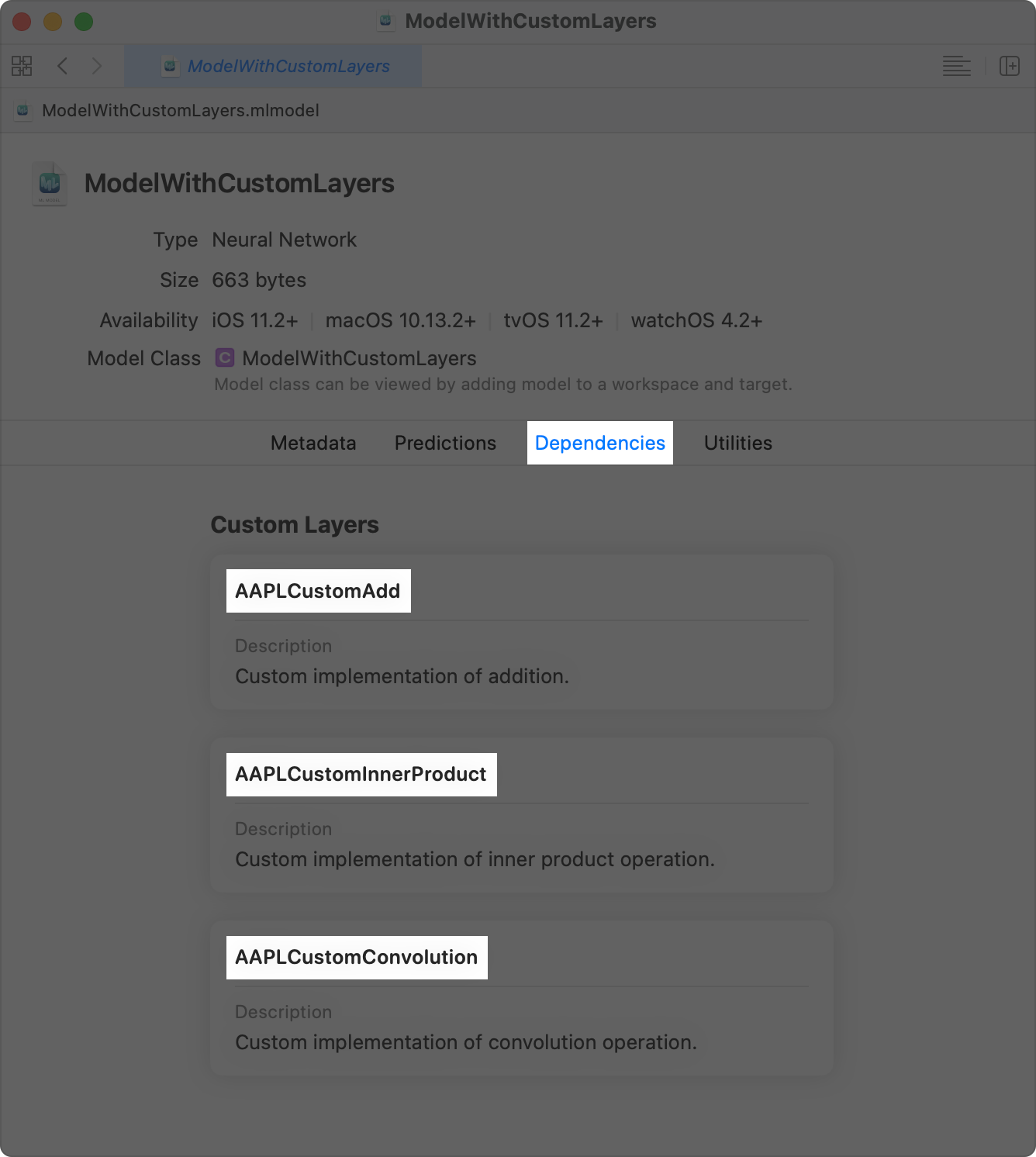 Creating and Integrating a Model with Custom Layers | Apple Developer ...