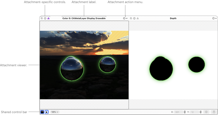 Inspecting the attachments of a draw command | Apple Developer ...