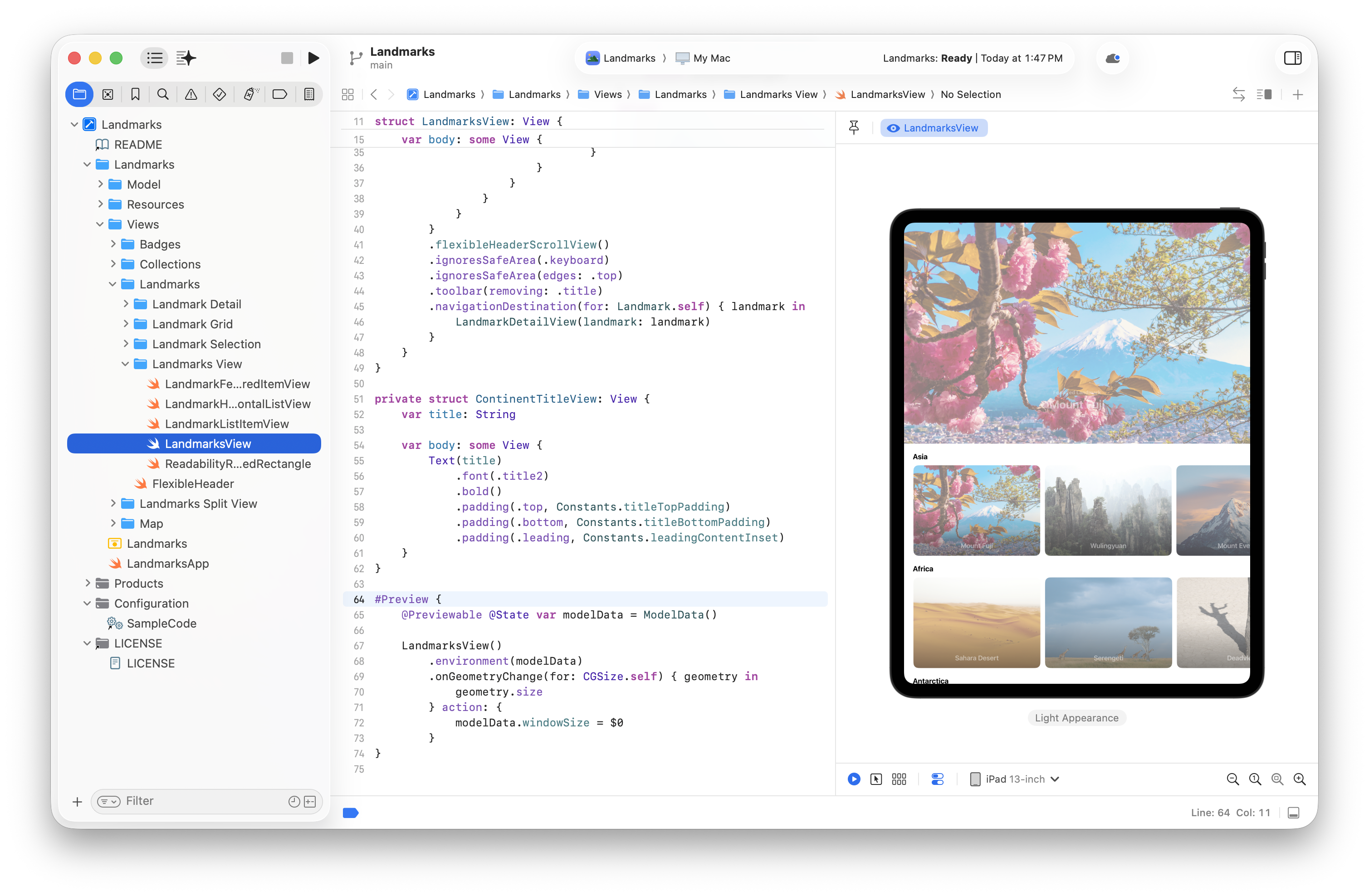 Previewing your app’s interface in Xcode | Apple Developer Documentation