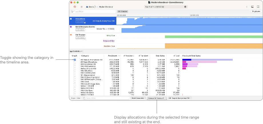 Analyzing The Memory Usage Of Your Metal App Apple Developer