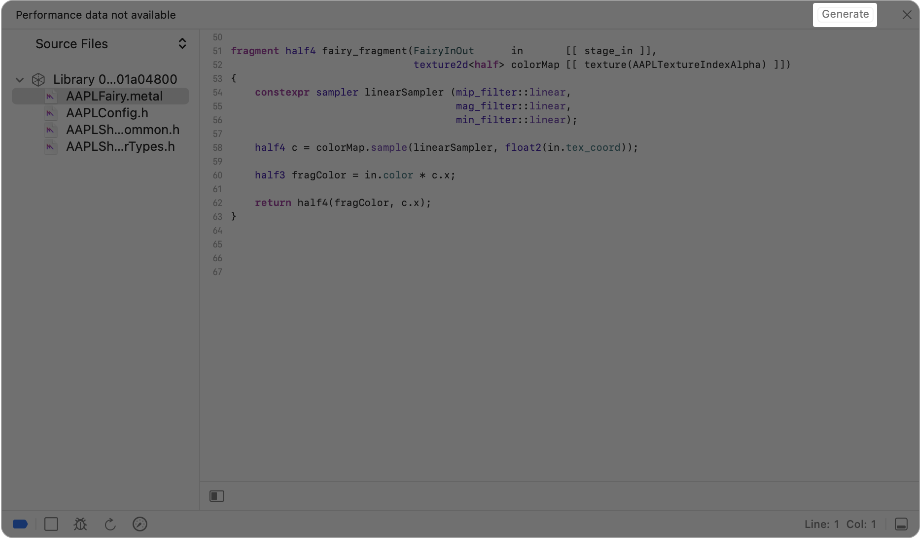 Inspecting Shaders Apple Developer Documentation
