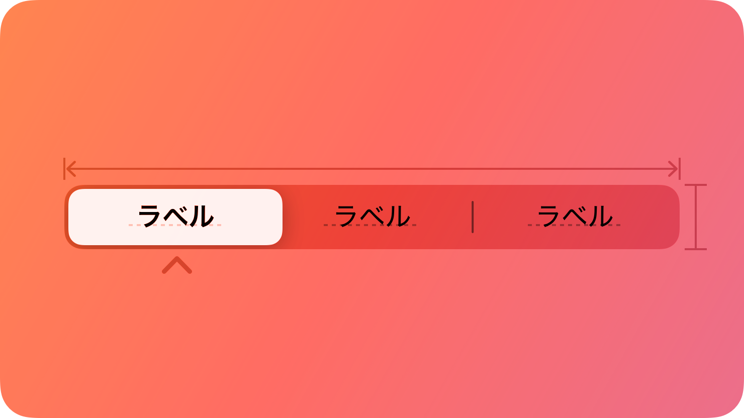 セグメントコントロール | Apple Developer Documentation