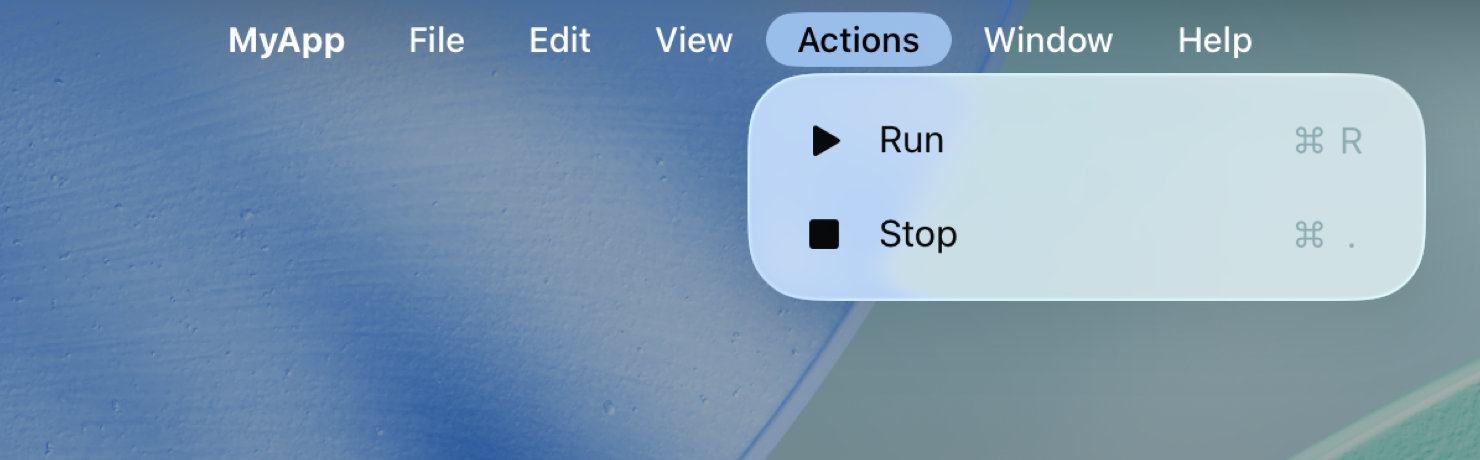 Building and customizing the menu bar with SwiftUI | Apple Developer Documentation