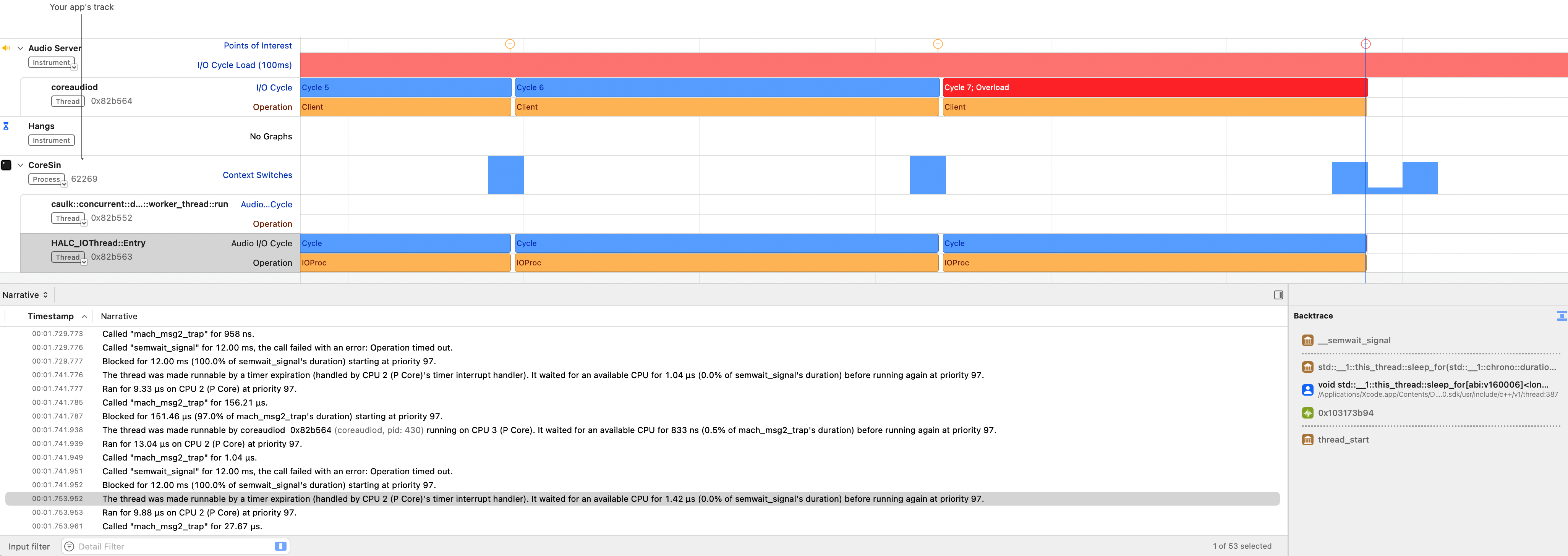 Analyzing audio performance with Instruments | Apple Developer Documentation