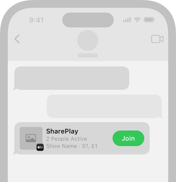 Joining and managing a shared activity | Apple Developer Documentation