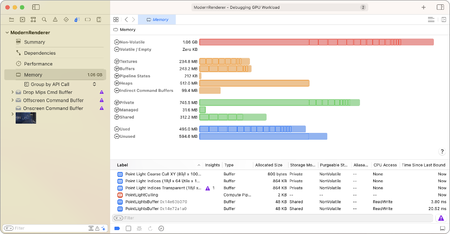 Analyzing memory usage | Apple Developer Documentation