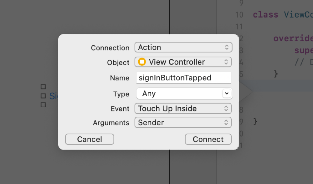 Responding to control-based events using target-action | Apple Developer Documentation