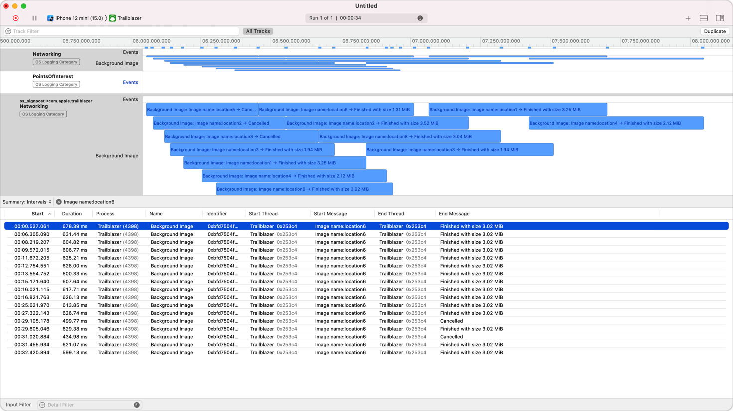 Recording Performance Data | Apple Developer Documentation
