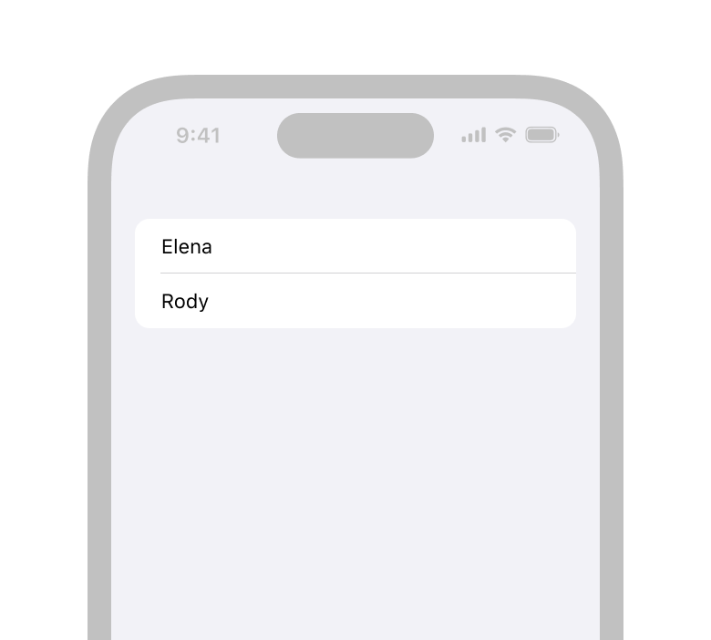 Navigate sample data | Apple Developer Documentation