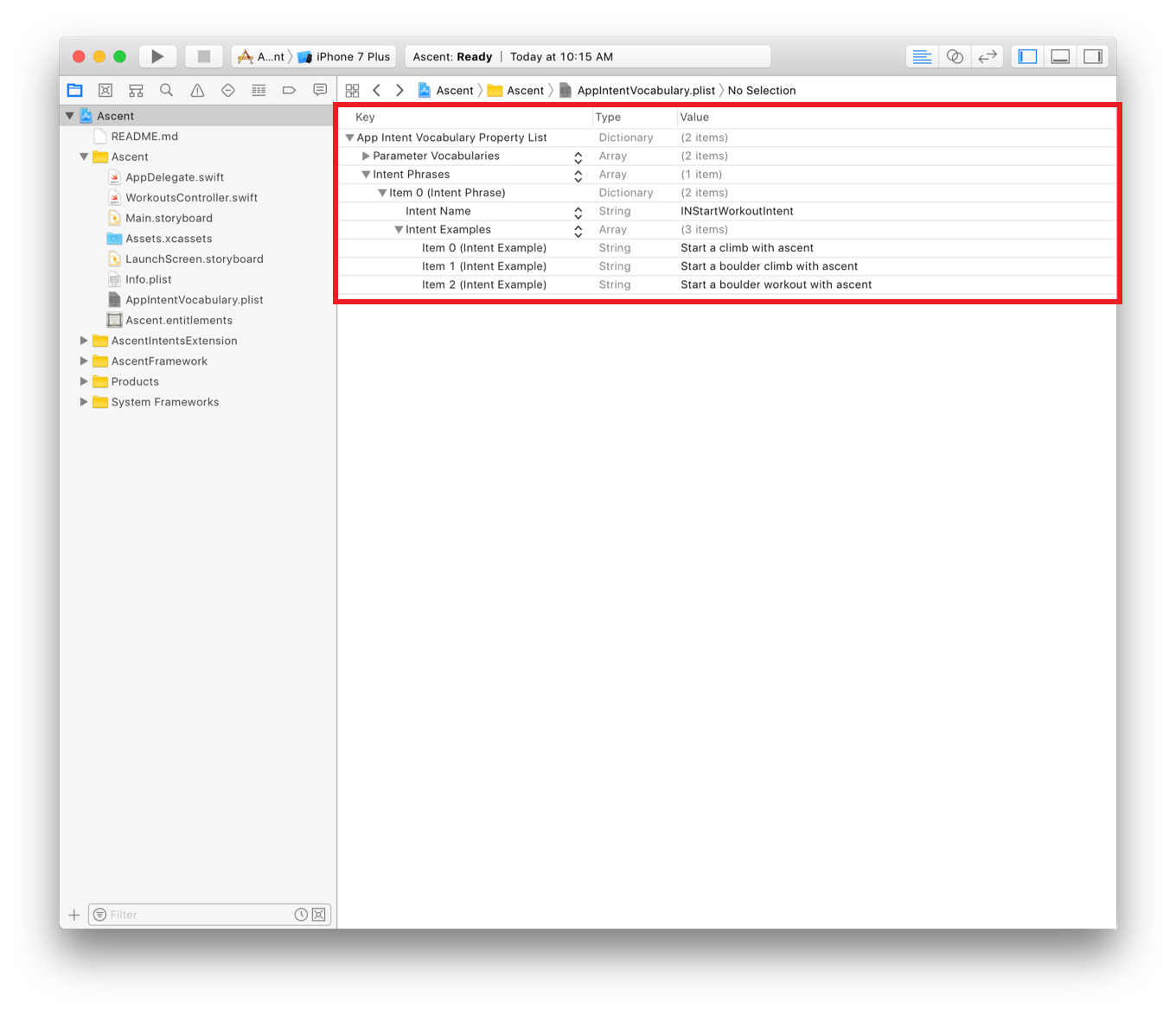 Intent Phrases | Apple Developer Documentation