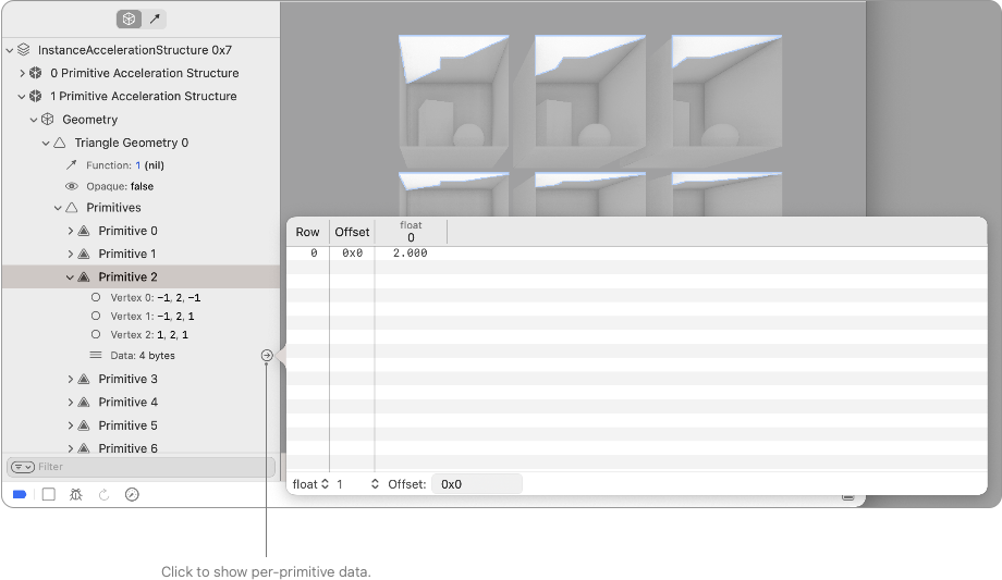 Inspecting Acceleration Structures Apple Developer Documentation