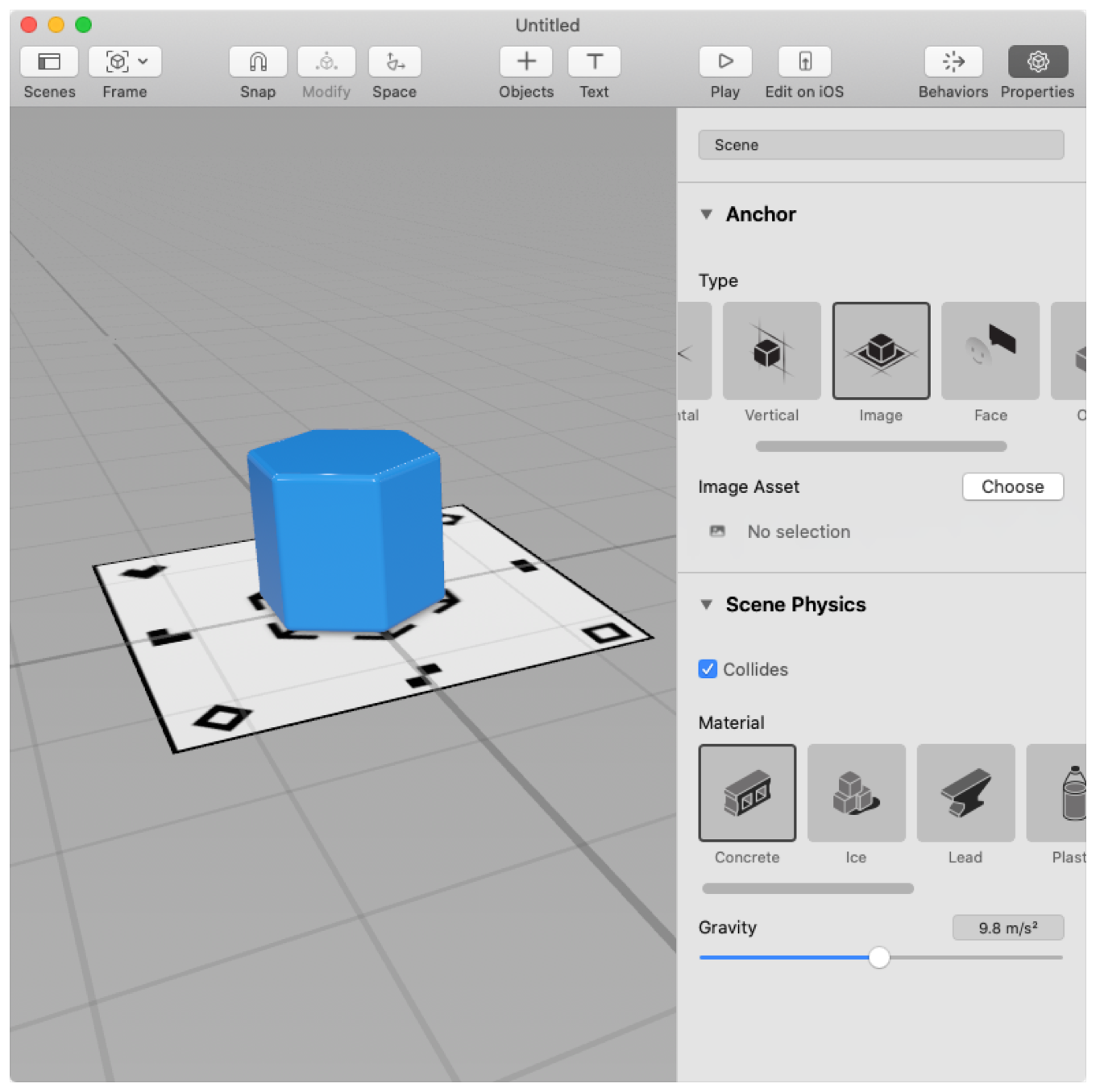 Selecting An Anchor For A Reality Composer Scene Apple Developer