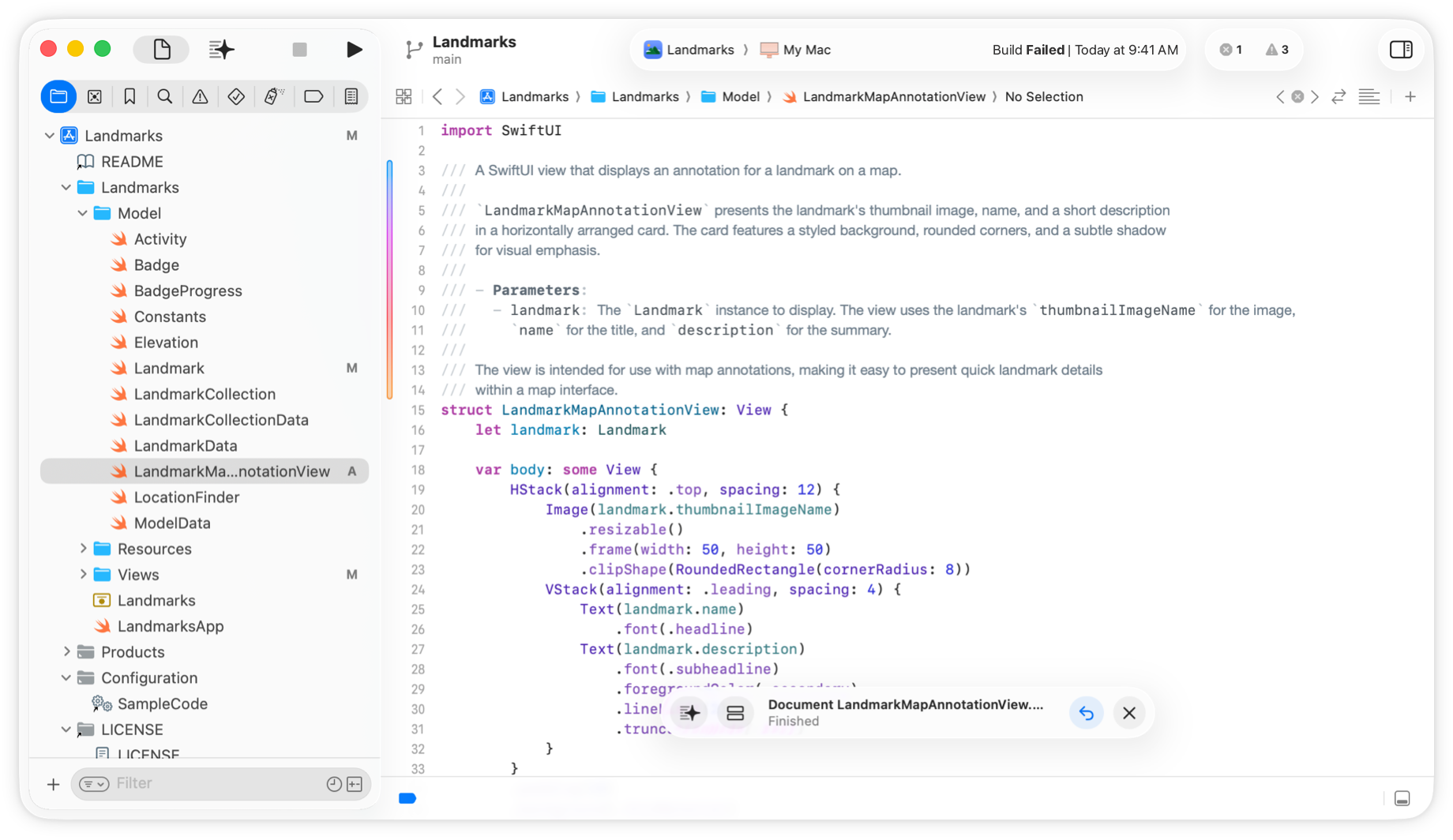 Writing code with intelligence in Xcode | Apple Developer Documentation