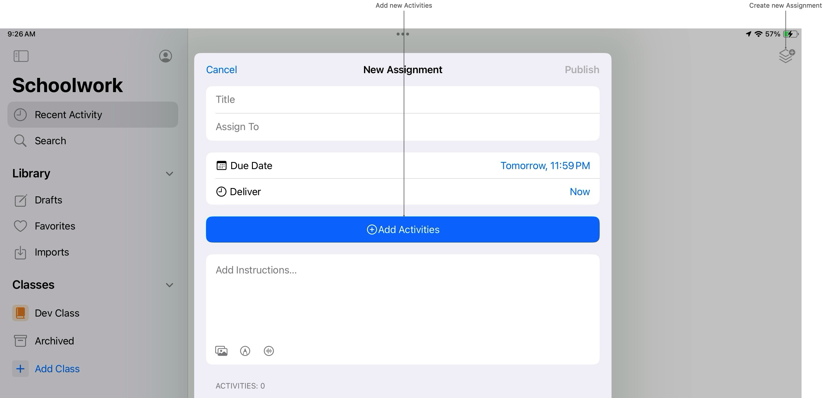 Creating bookmarks and assignments from your app | Apple Developer Documentation