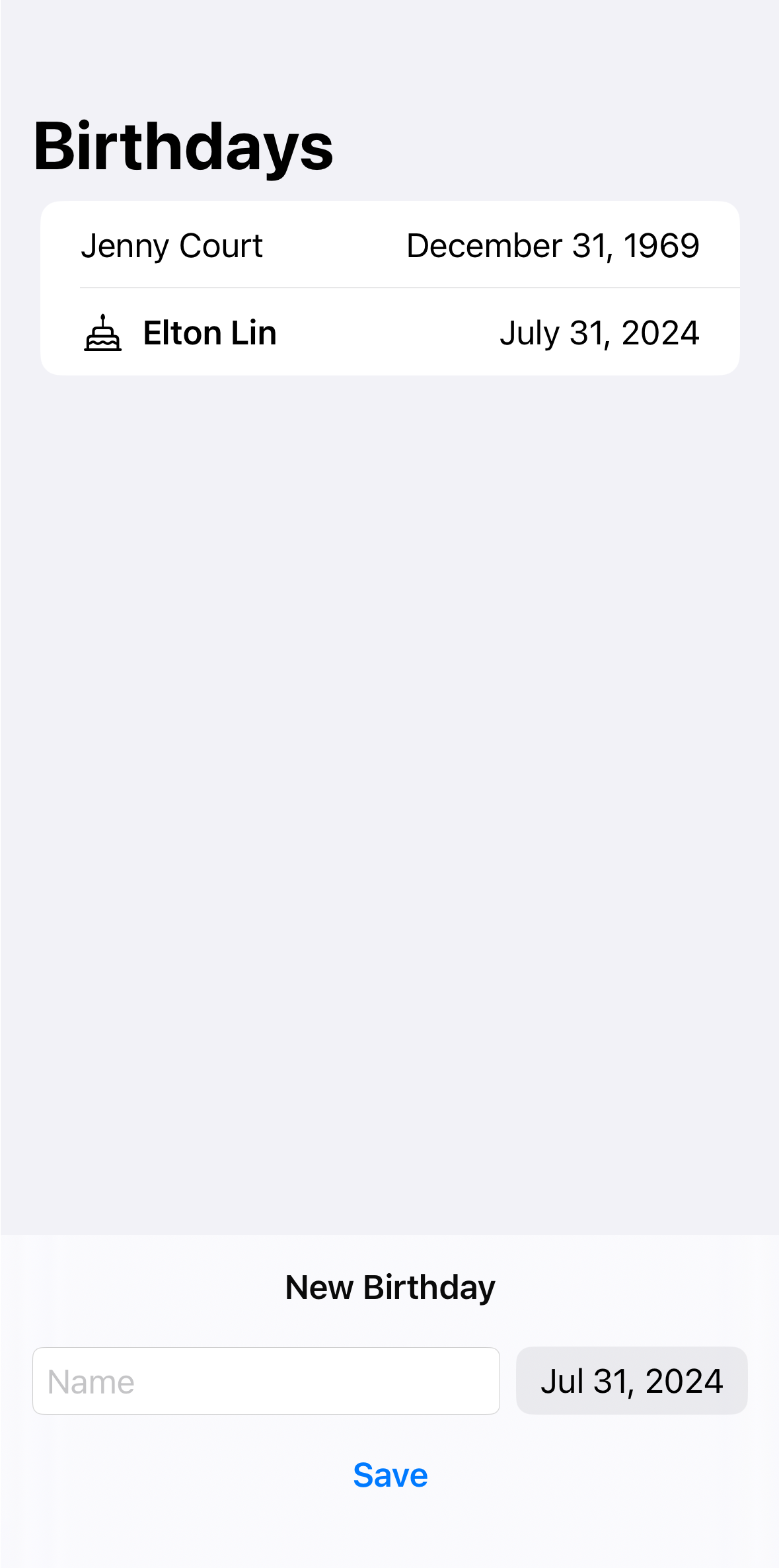 Save data | Apple Developer Documentation