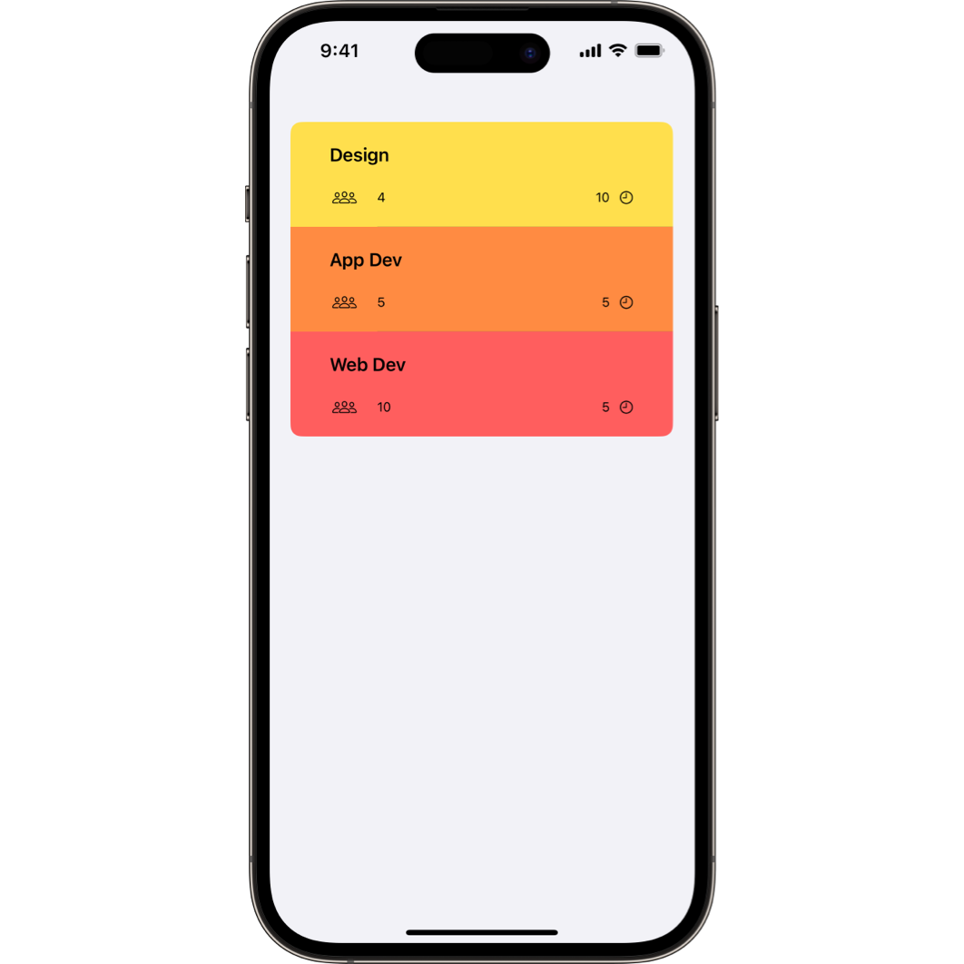 Displaying data in a list | Apple Developer Documentation