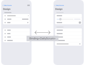 Passing data with bindings | Apple Developer Documentation