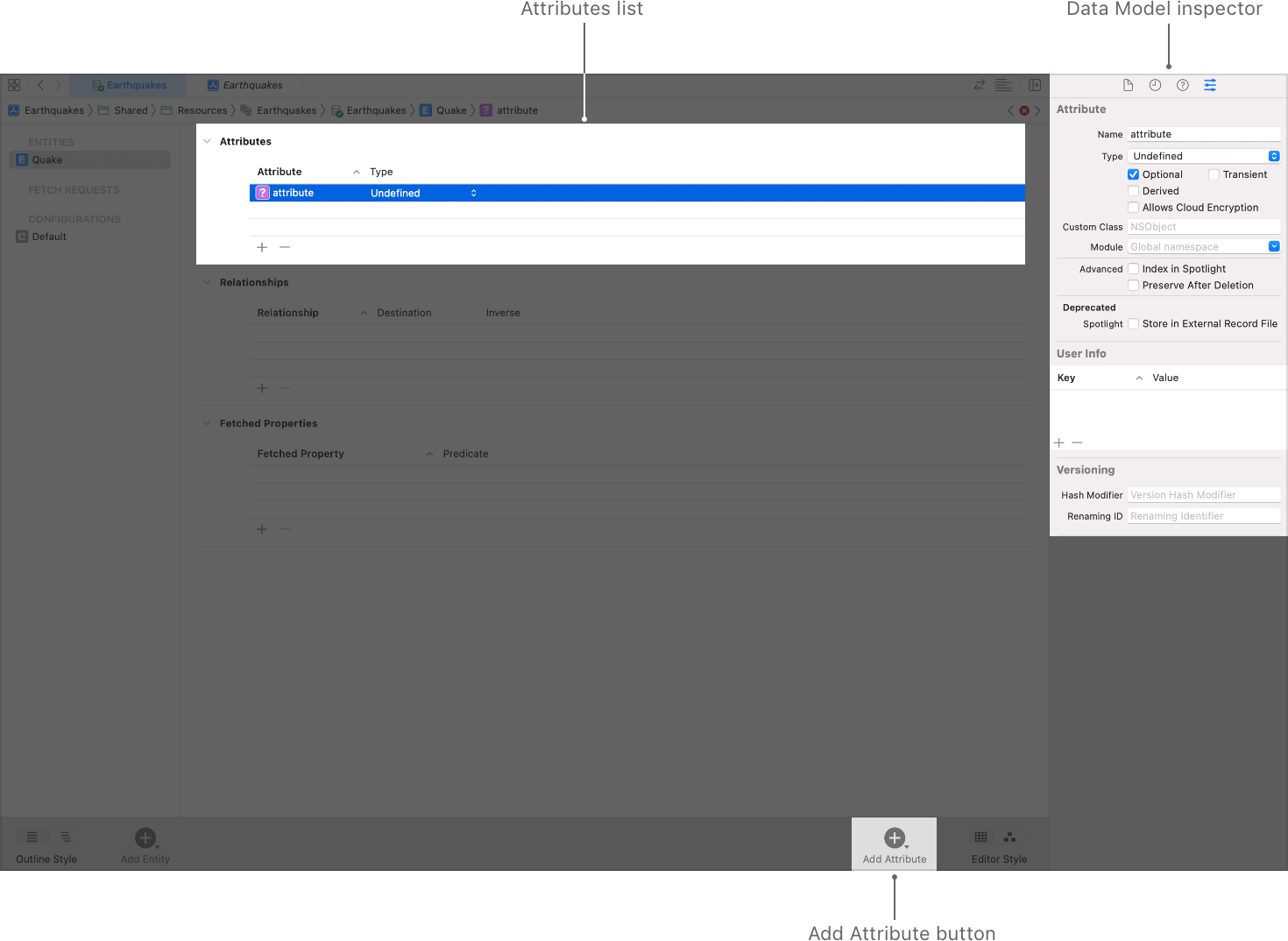 Configuring Attributes | Apple Developer Documentation