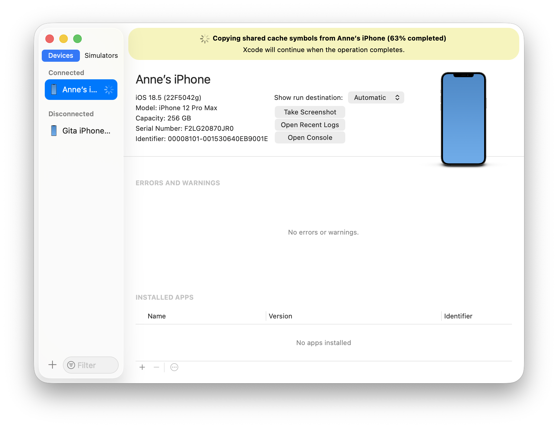 Pairing your devices with Xcode | Apple Developer Documentation