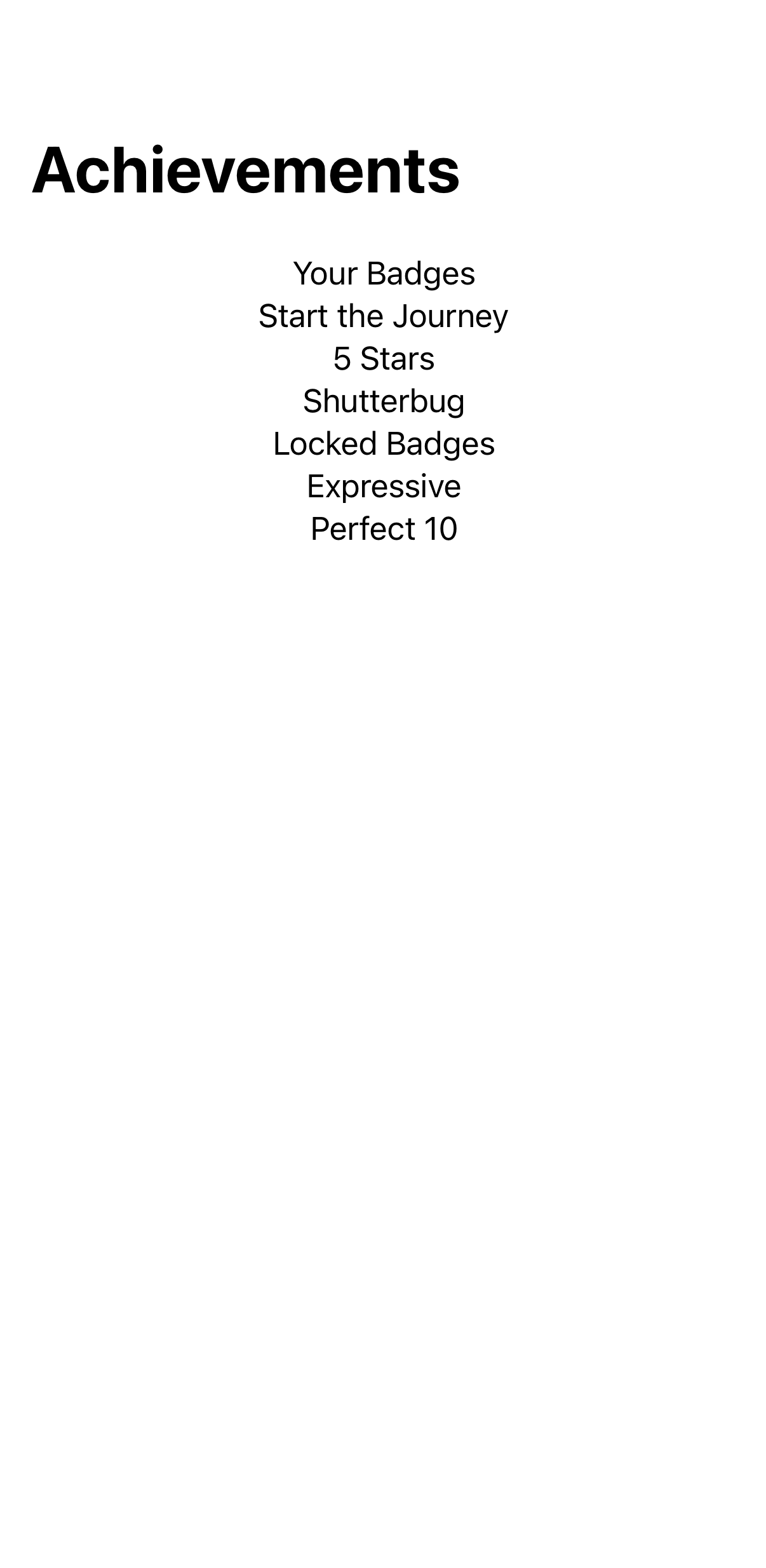 Create an algorithm for badges | Apple Developer Documentation