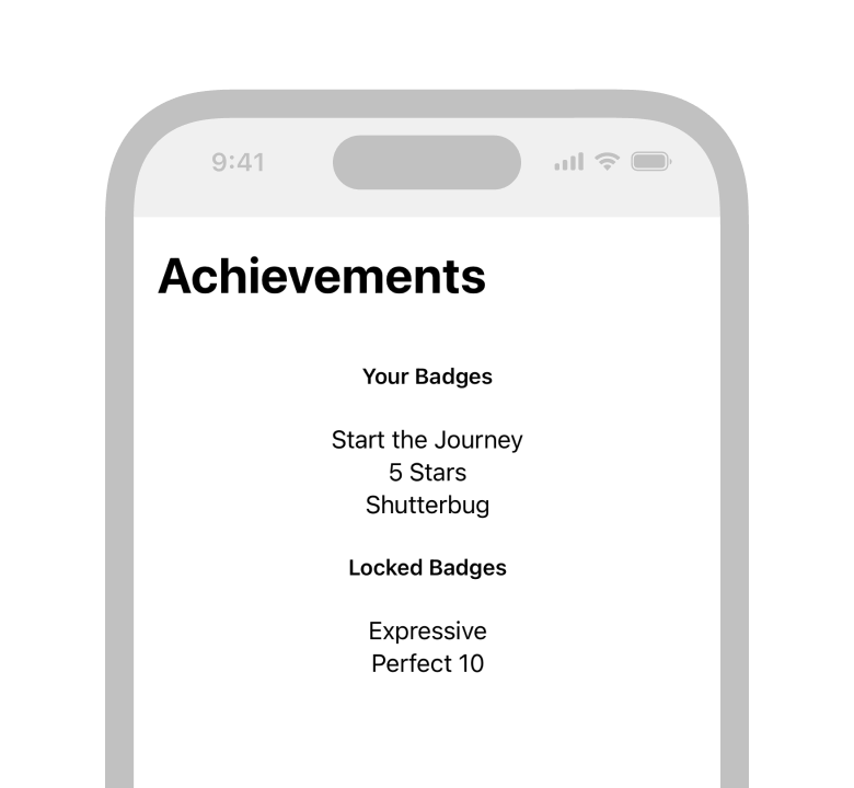 Create an algorithm for badges | Apple Developer Documentation