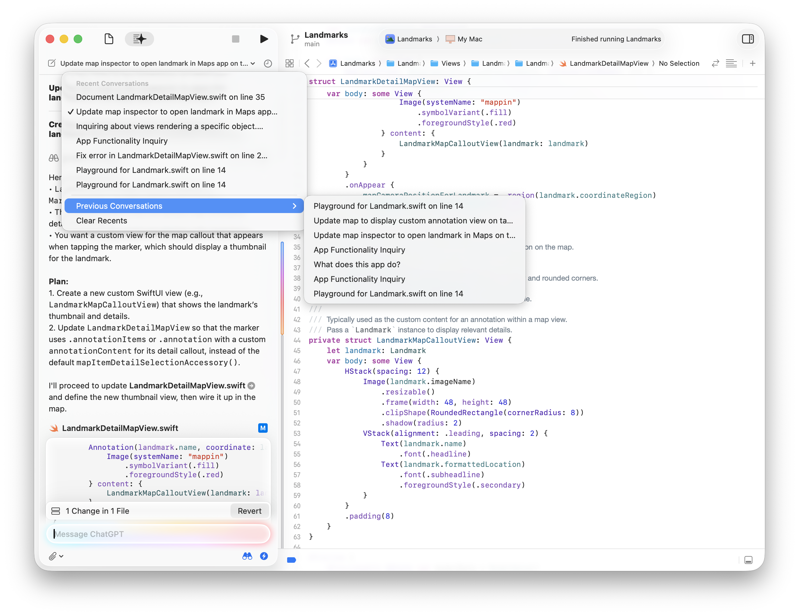 Writing code with intelligence in Xcode | Apple Developer Documentation