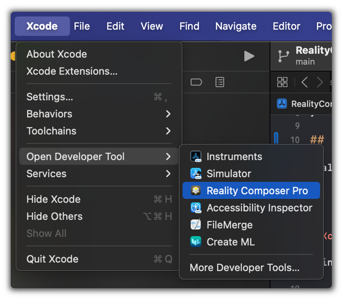 Creating a Reality Composer Pro package in your app | Apple Developer ...