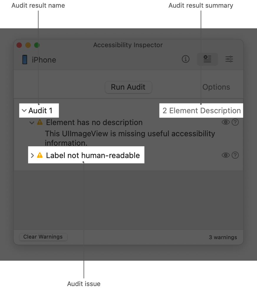 Performing accessibility audits for your app | Apple Developer ...