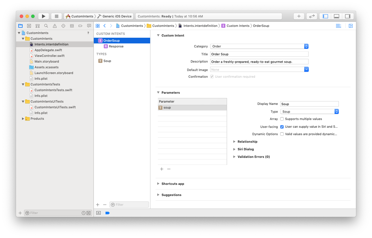 Adding User Interactivity with Siri Shortcuts and the Shortcuts App ...