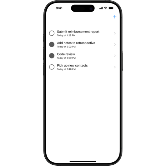 Filtering reminders | Apple Developer Documentation