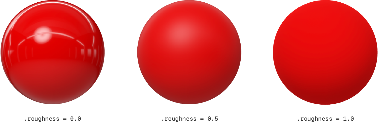 roughness | Apple Developer Documentation