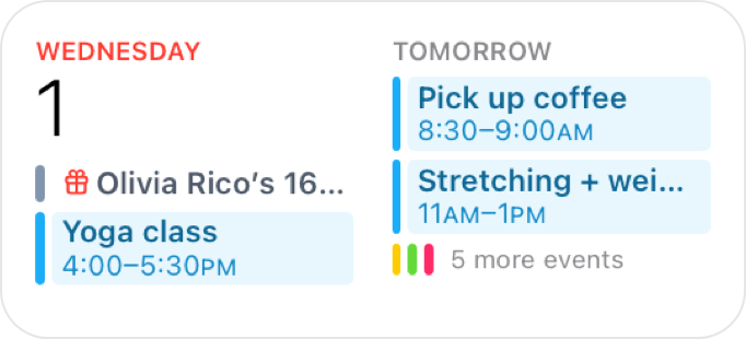Widgets | Apple Developer Documentation