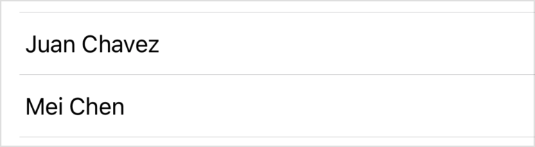 Displaying data in lists | Apple Developer Documentation