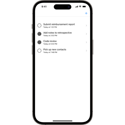 Filtering reminders | Apple Developer Documentation