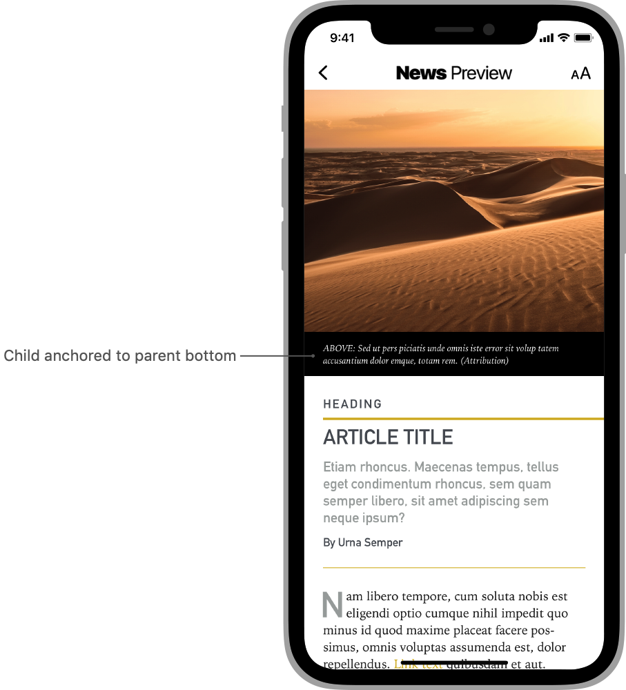 Creating a Layered Header | Apple Developer Documentation