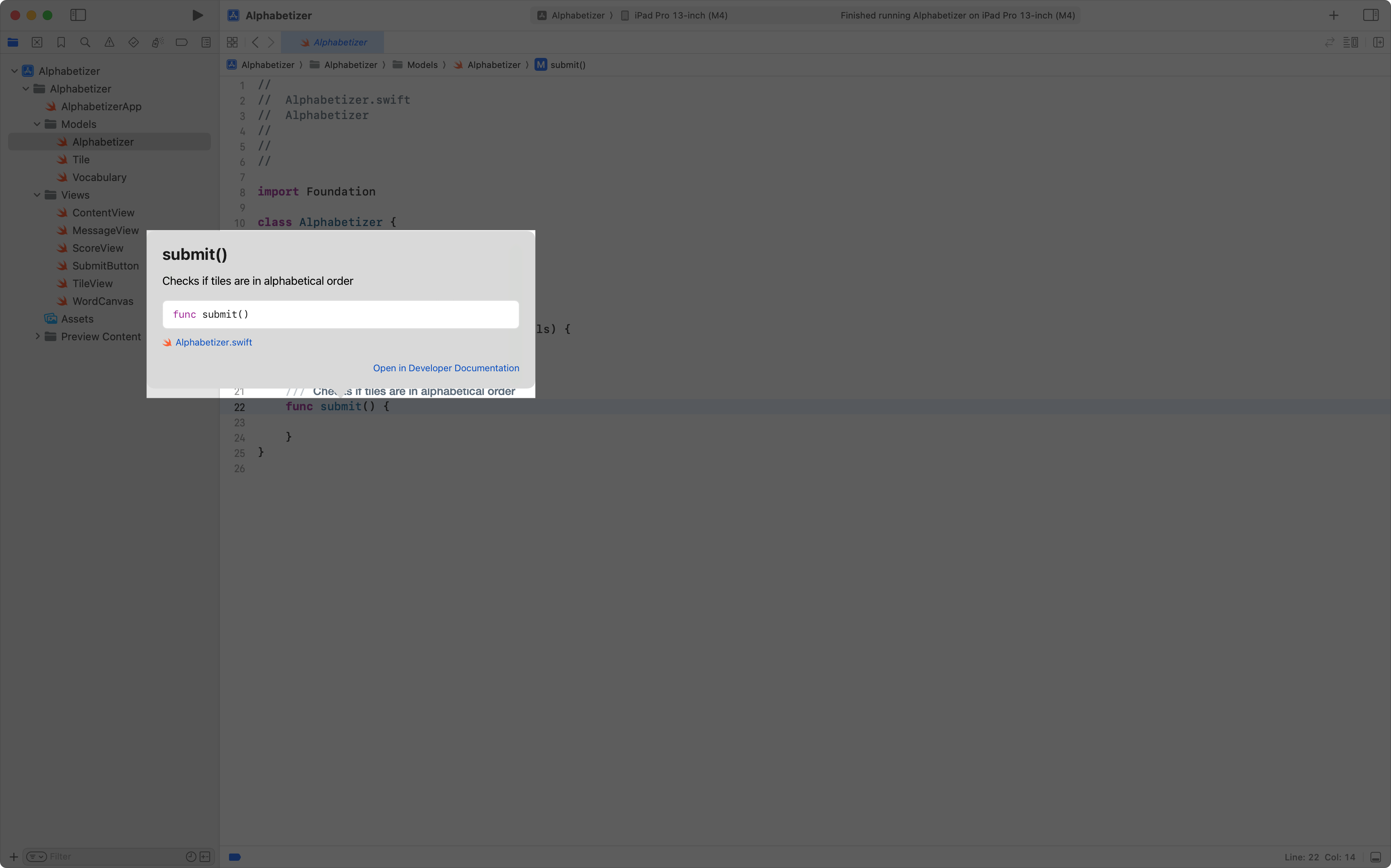Complete a game with logic | Apple Developer Documentation