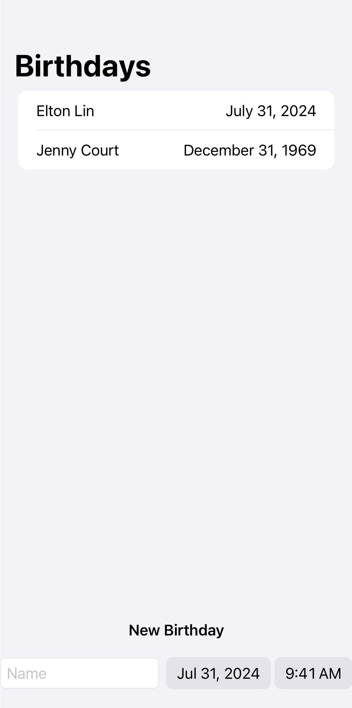 Save data | Apple Developer Documentation