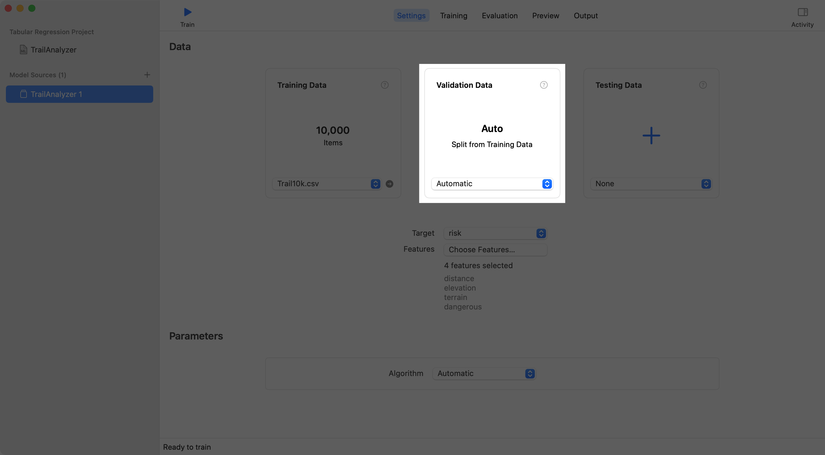 Train a Core ML model | Apple Developer Documentation