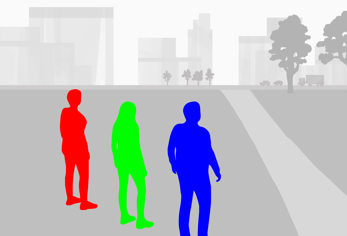 Segmenting and colorizing individuals from a surrounding scene | Apple ...