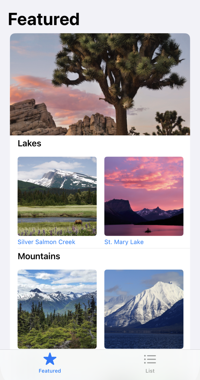 Composing complex interfaces | Apple Developer Documentation