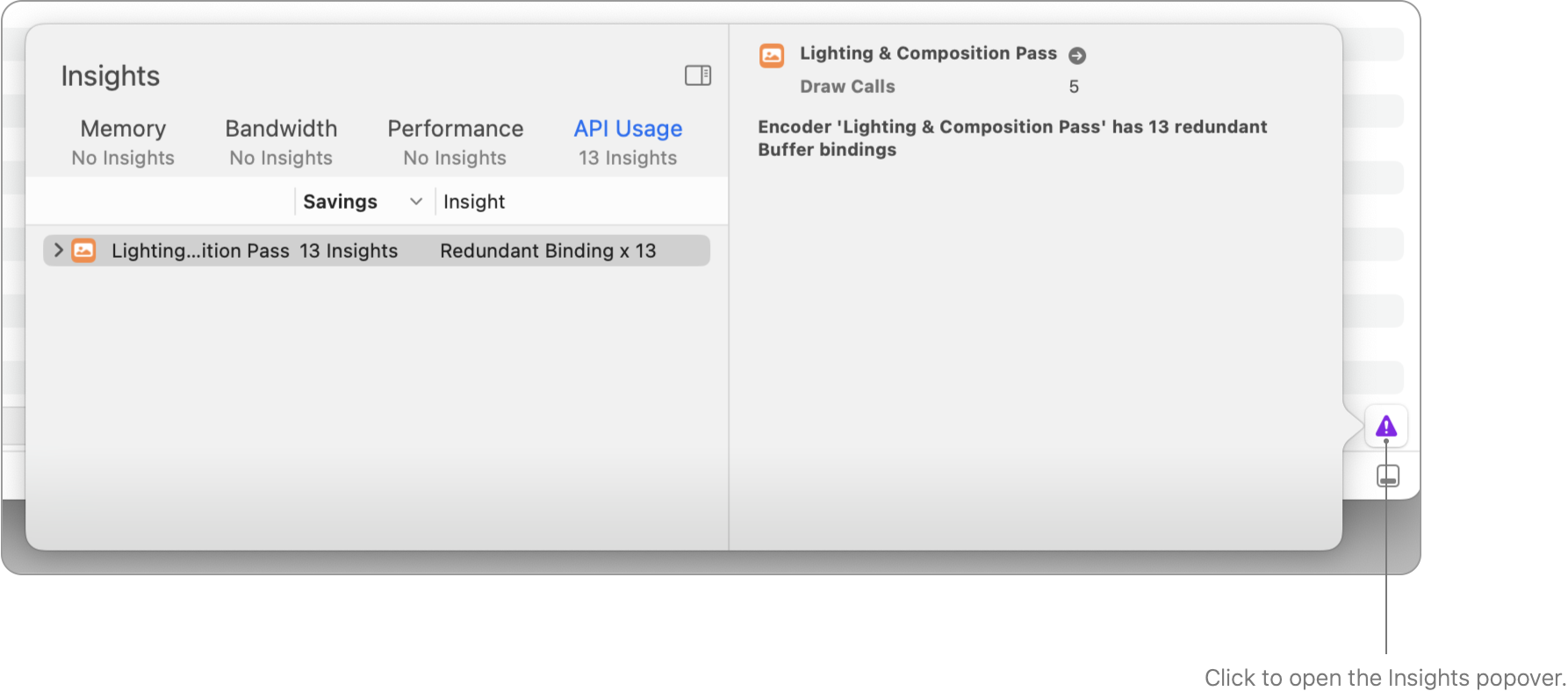 Inspecting the bound resources for a command | Apple Developer Documentation