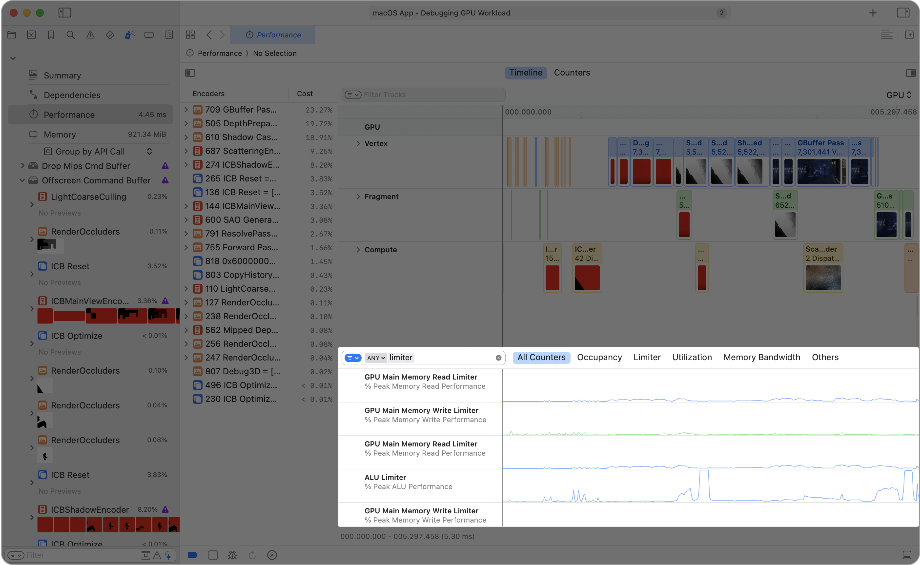 Analyzing Apple GPU performance using a visual timeline | Apple Developer Documentation