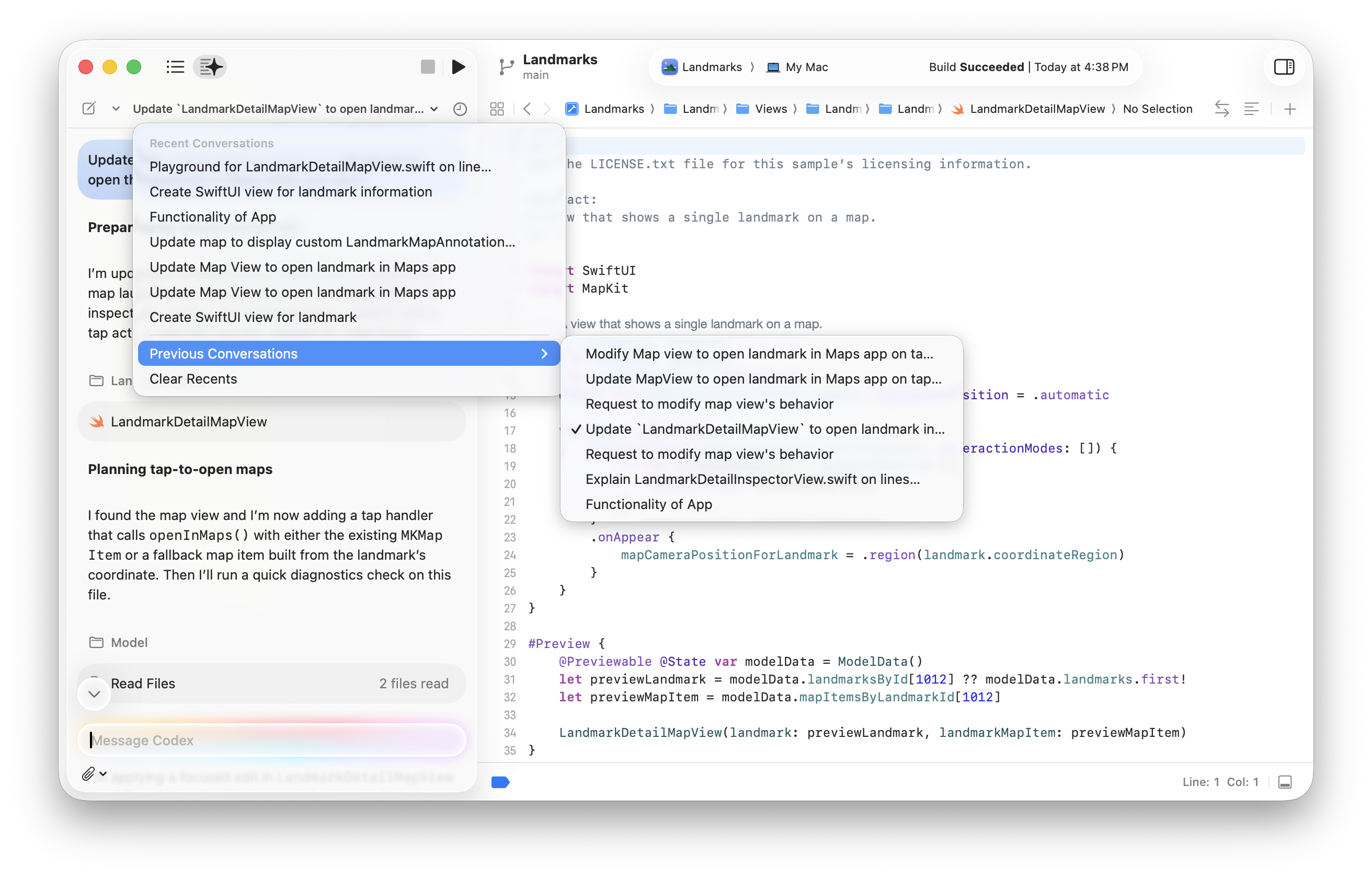 Writing code with intelligence in Xcode | Apple Developer Documentation