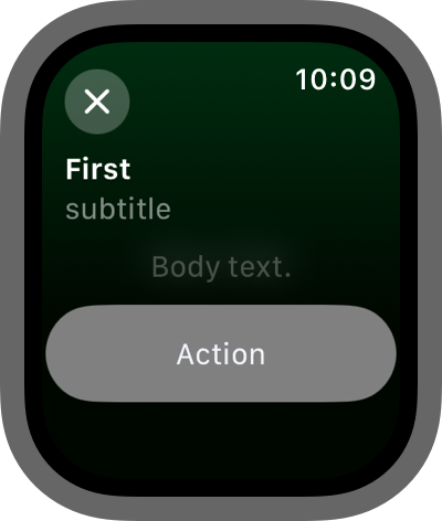 Creating an intuitive and effective UI in watchOS 10 | Apple Developer ...