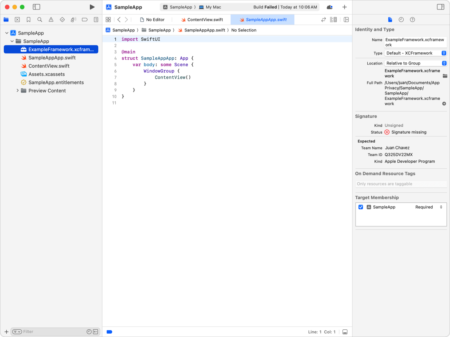 Verifying the origin of your XCFrameworks | Apple Developer Documentation