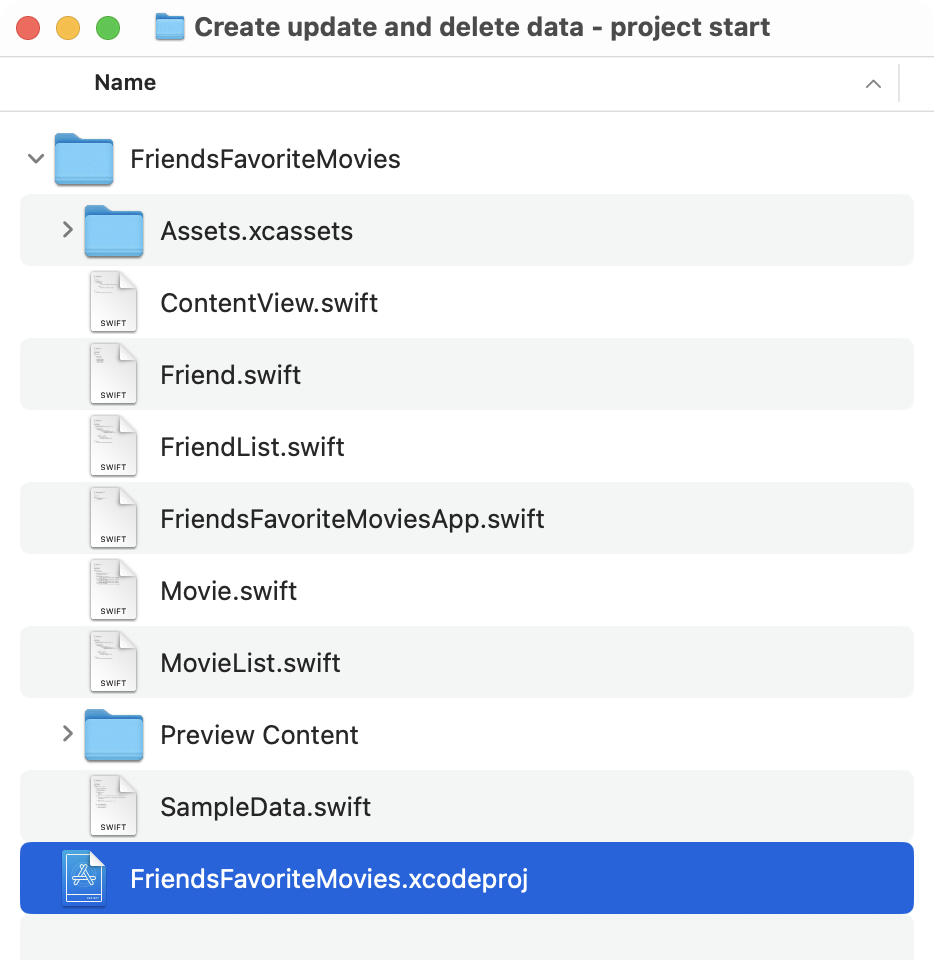 Create, update, and delete data | Apple Developer Documentation