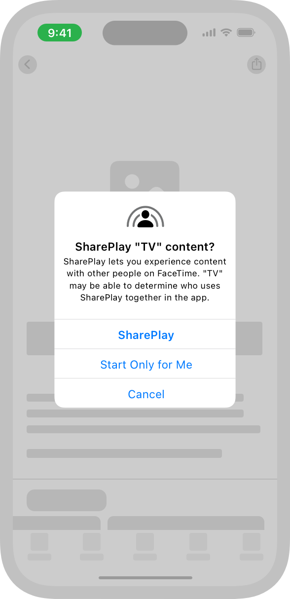 SharePlay | Apple Developer Documentation