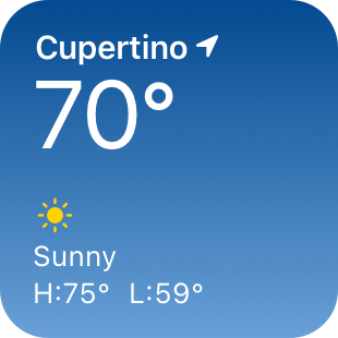 Widgets | Apple Developer Documentation