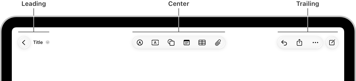 Toolbars | Apple Developer Documentation